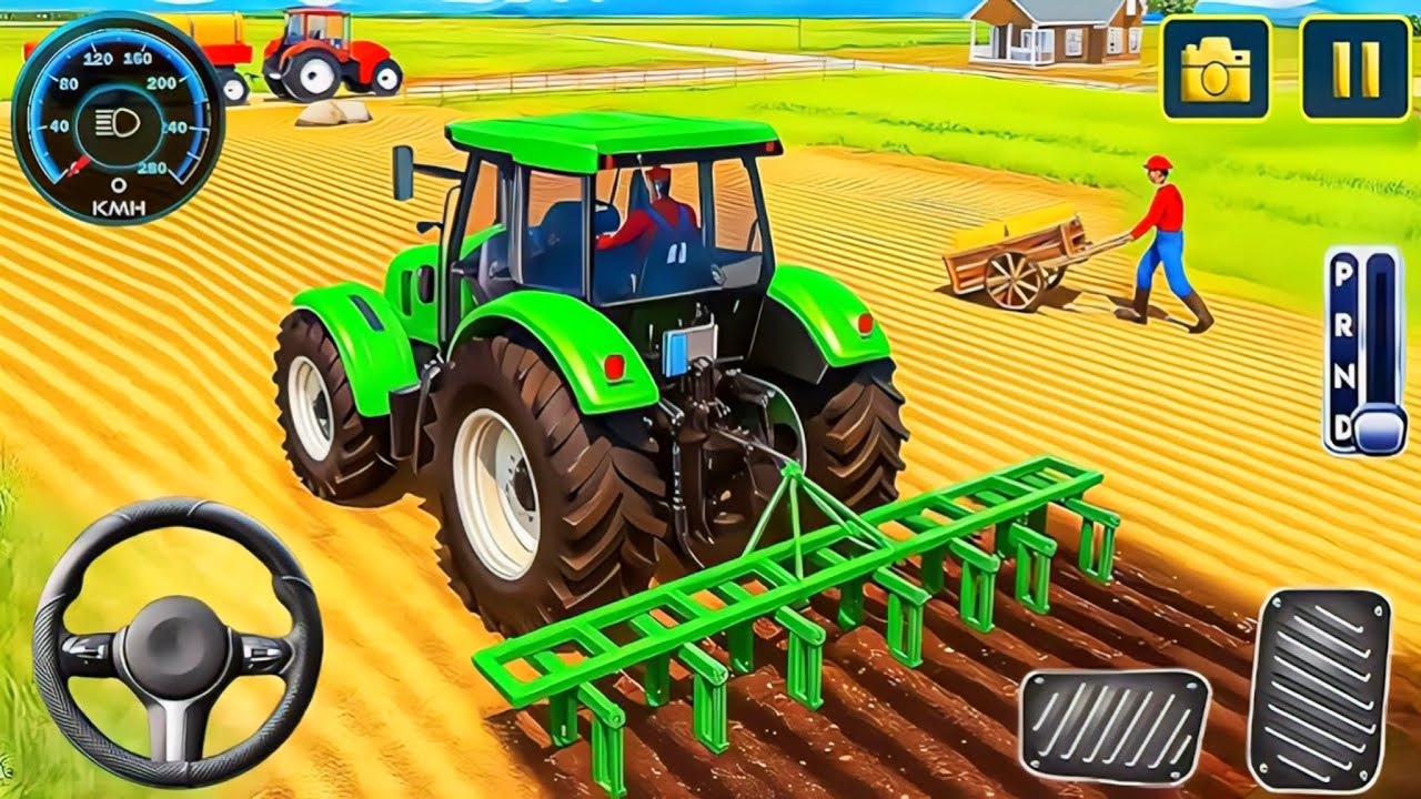 Modern Tractor Farming Driving Simulator 3D - New Tractor Games ...