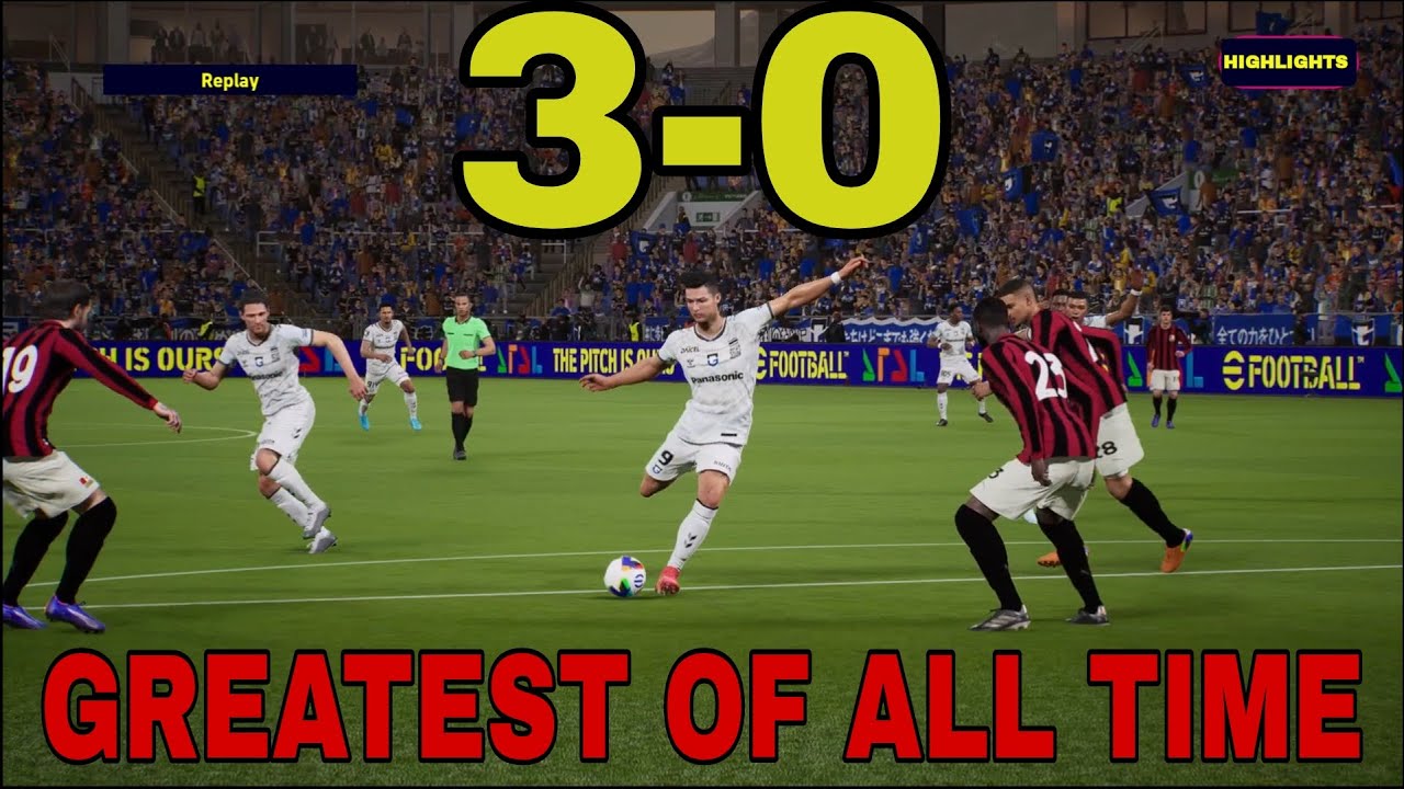 3-0 GOAT VS AC MILAN Highlights - YouTube