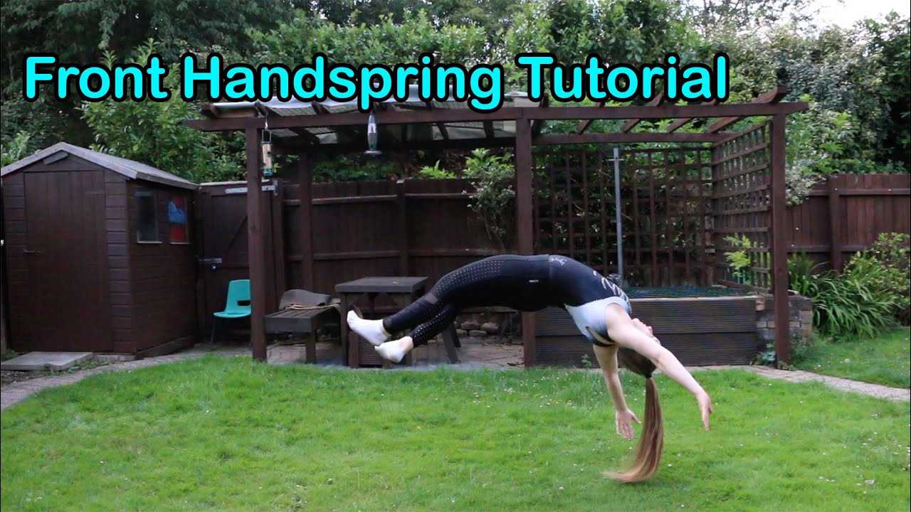 How to do a Front Handspring | KTGymnasticsFan - YouTube