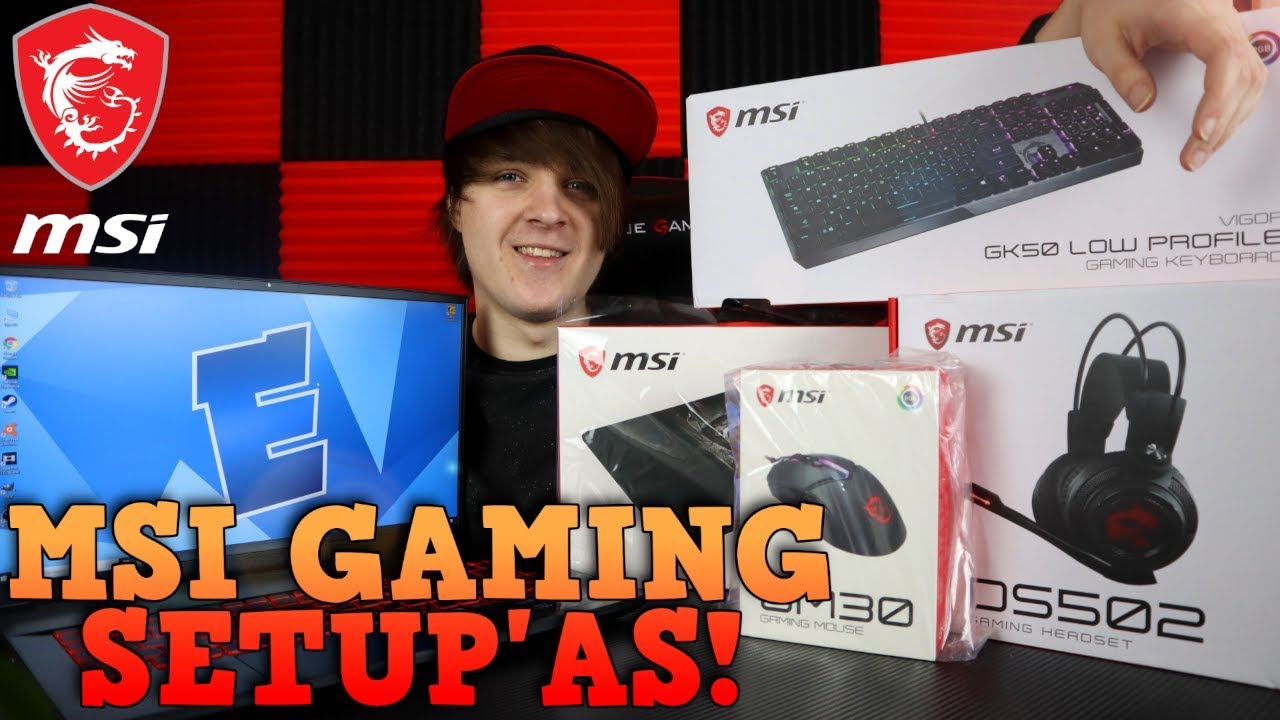 MSI GAMING SETUP'AS! - YouTube
