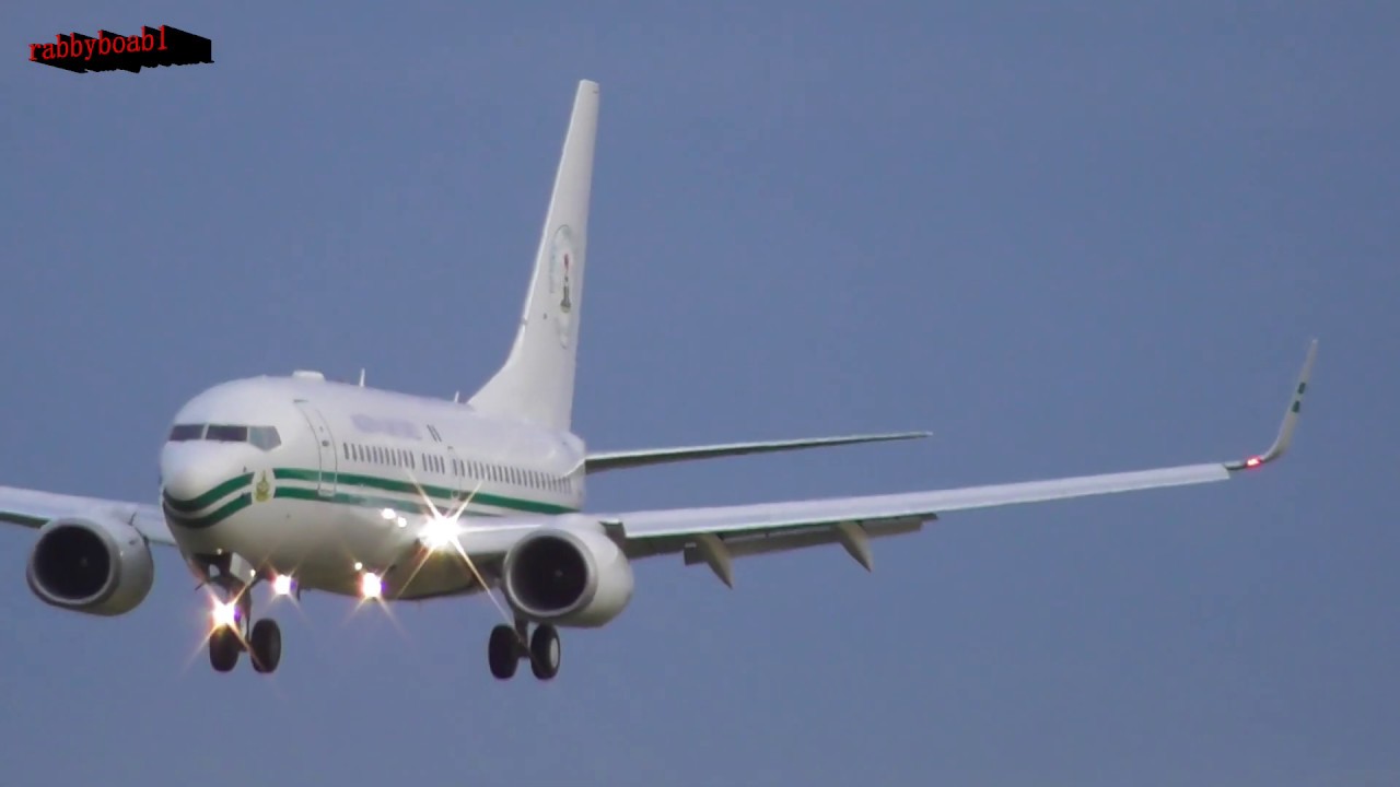 Prestwick Airport:[Rare] Nigerian Air Force(Presidential Aircraft ...
