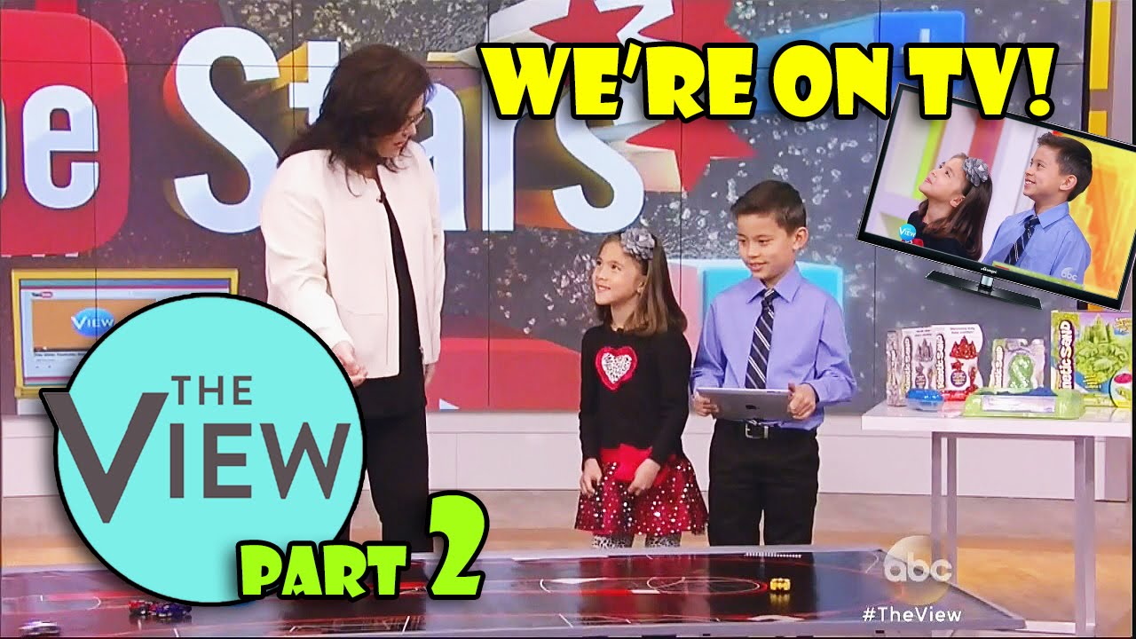 EvanTubeHD on THE VIEW! We're on TV!!! Behind-the-scenes Part 2 - YouTube