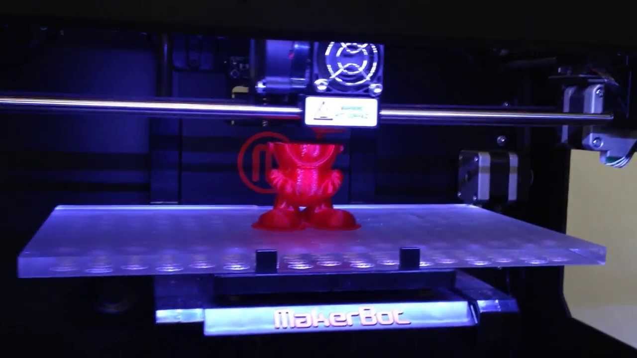 Makerbot Replicator 2 3D Printer - YouTube