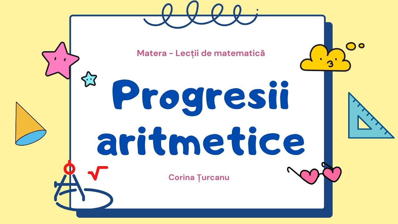 IX. Progresii aritmetice (2) - exercitii rezolvate | Matera.ro - YouTube