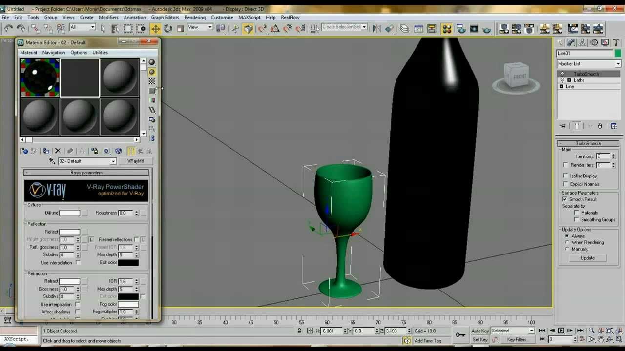 Glass VRay Rendering Tutorial - YouTube