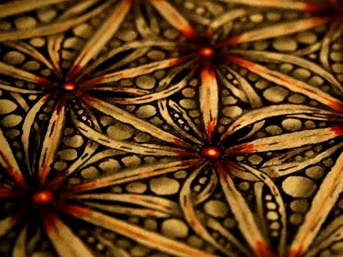 Творческая МЕДИТАЦИЯ | Рисование в стиле ZEN-ART | tangle Rumpus - YouTube