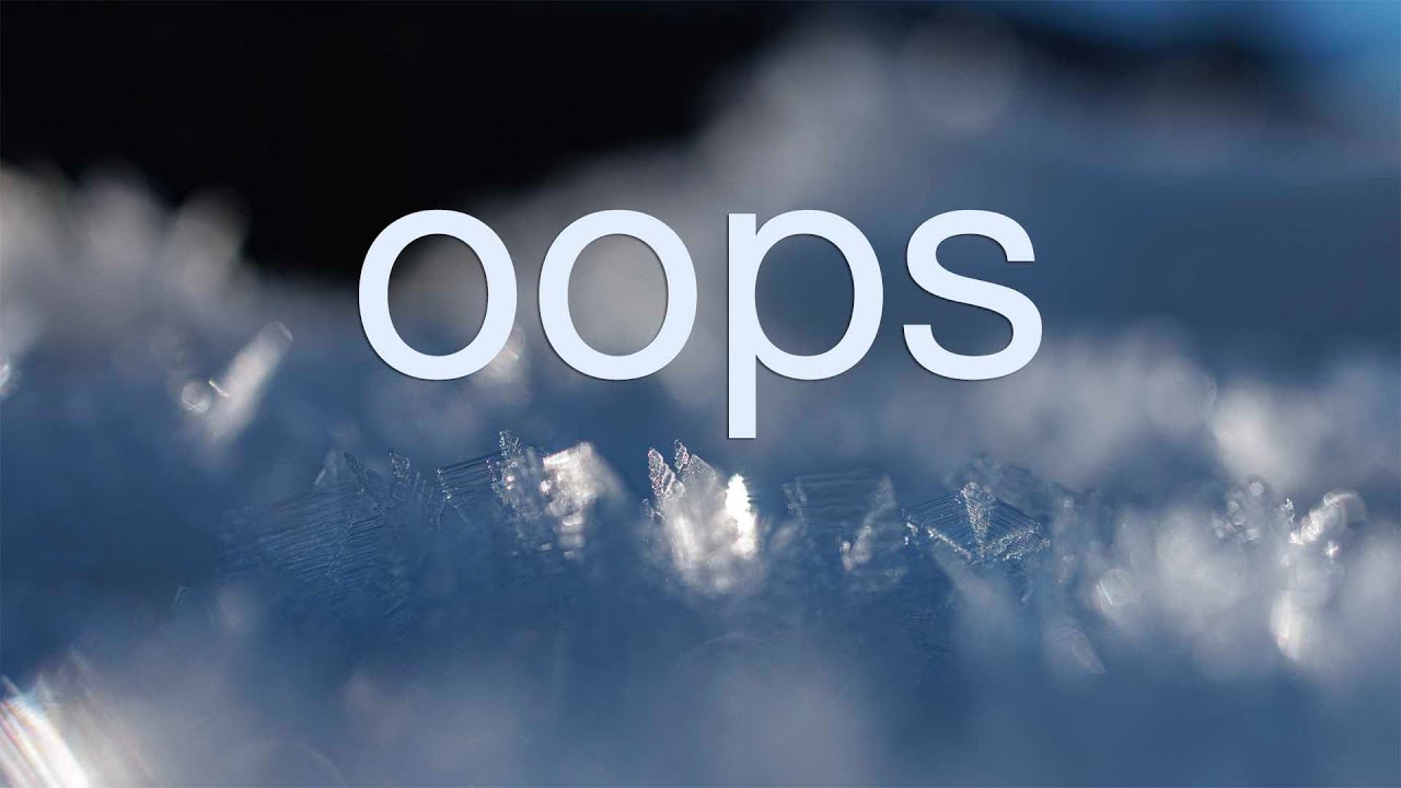 Oops - YouTube