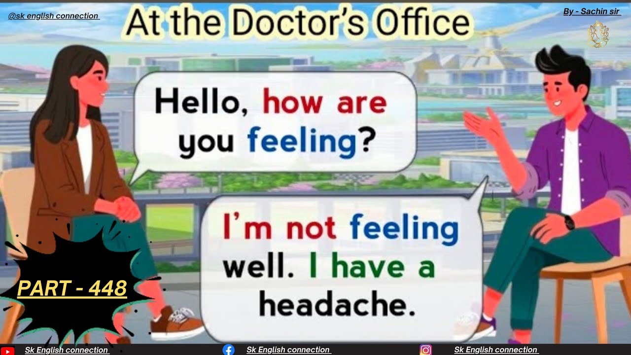 At the doctor office / english conversation practice for beginners ...