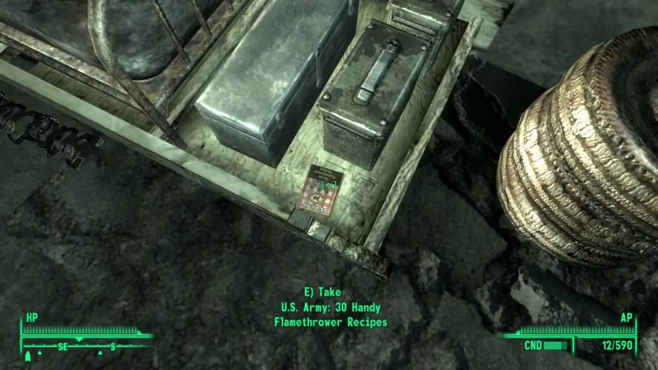 Fallout 3: Big Guns Book Location - Near Red Racer Factory - YouTube