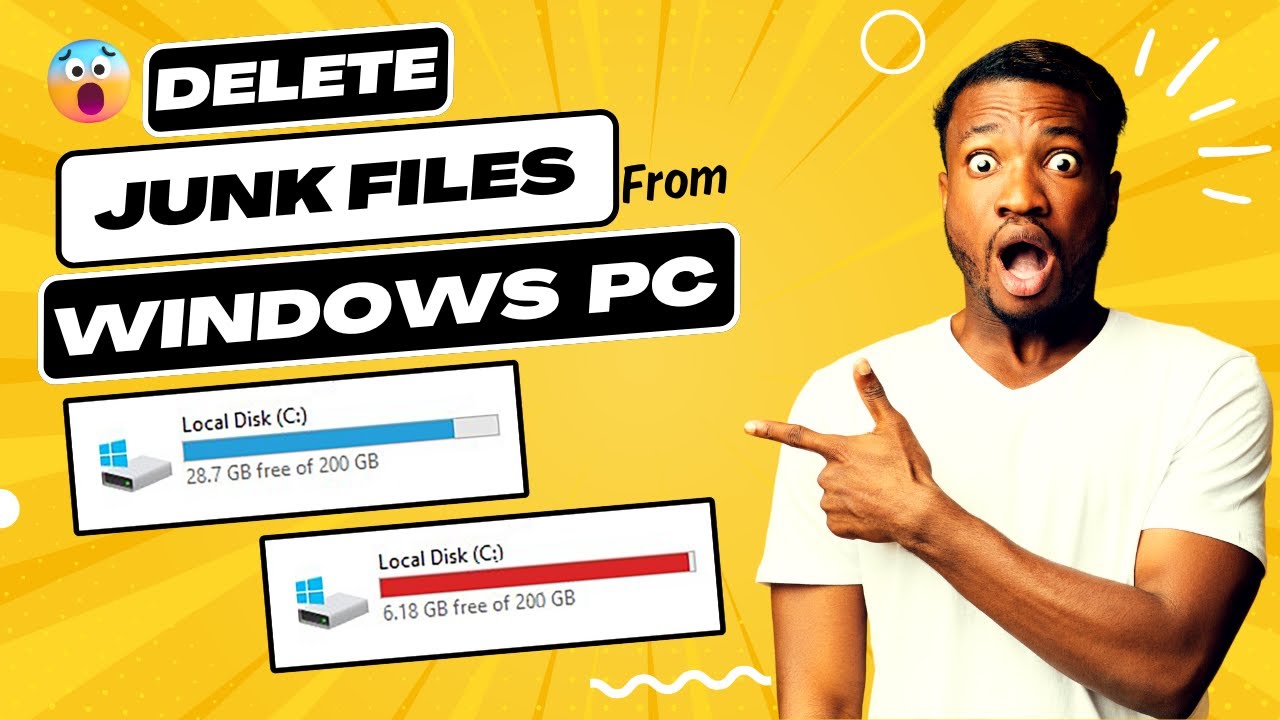 Remove Junk Files to Cleanup Your Windows 10 Laptop/PC - YouTube