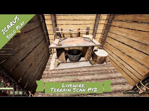 Icarus Game Play S1 EP4 | Livewire Terrain Scan PT2 | Crafting Bench ...