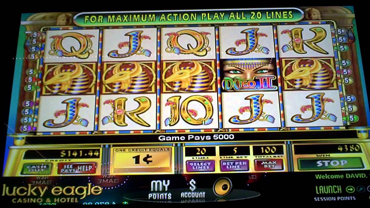 Cleopatra II Slot Machine Line Hit - YouTube