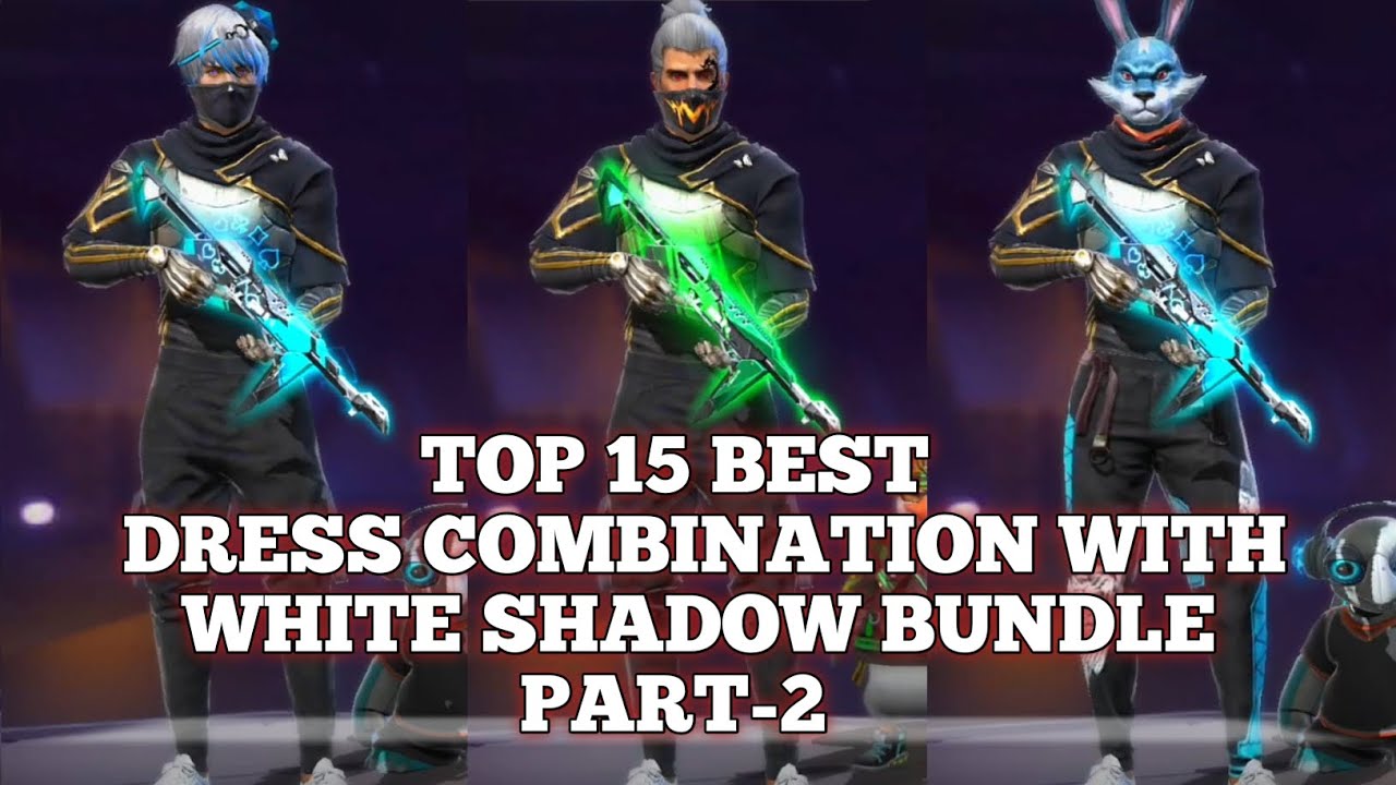 TOP 15 BEST DRESS COMBINATION WITH WHITE SHADOW BUNDLE PART-2 😀 - YouTube