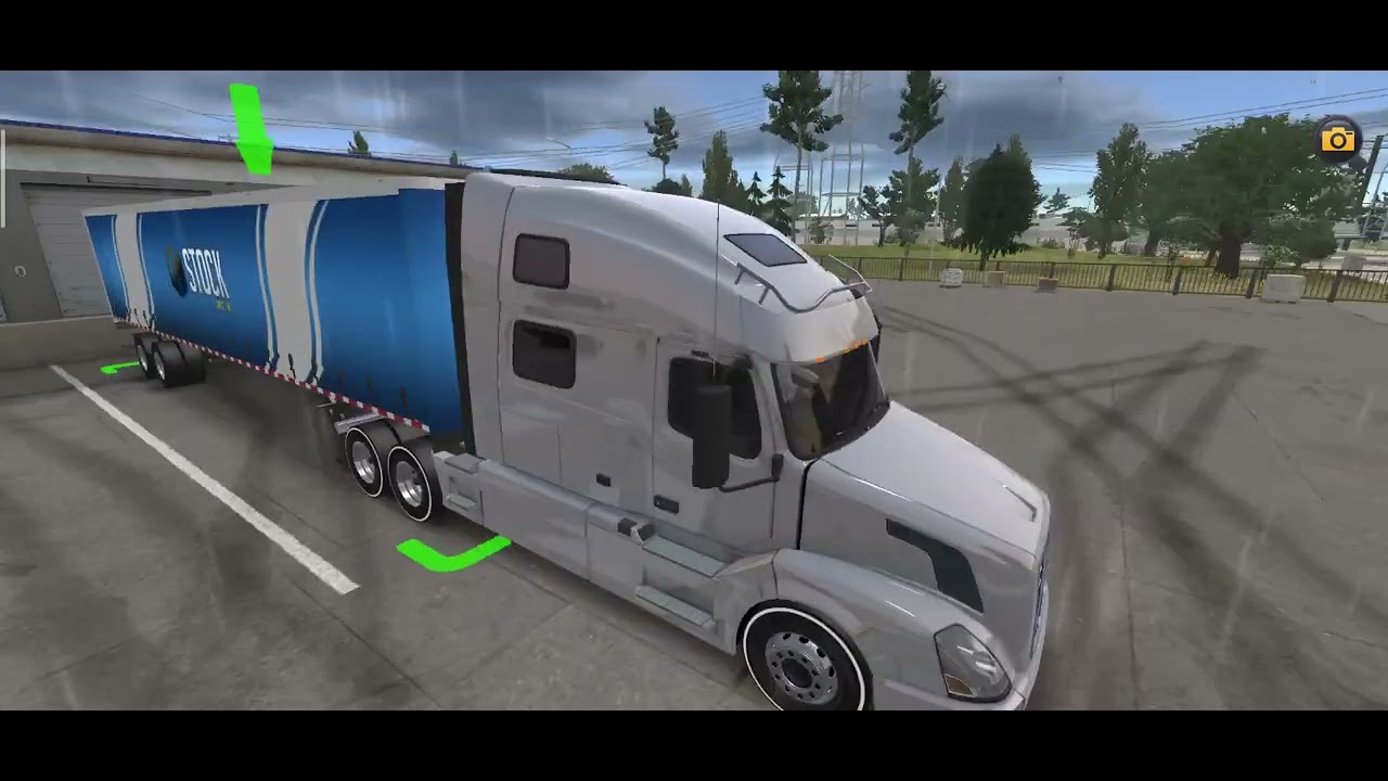 trailer connect to the truck.🚚🚚 uro truck simulator 💕 - YouTube