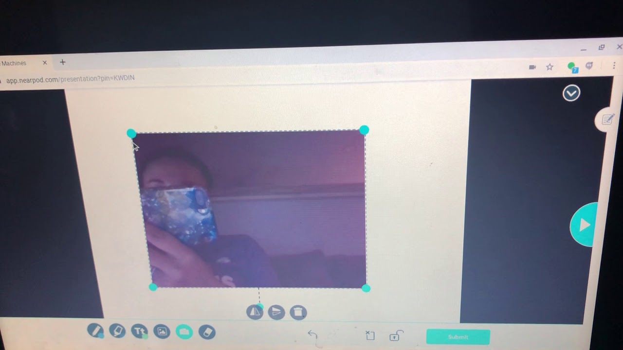 How to post a picture on Nearpod - YouTube