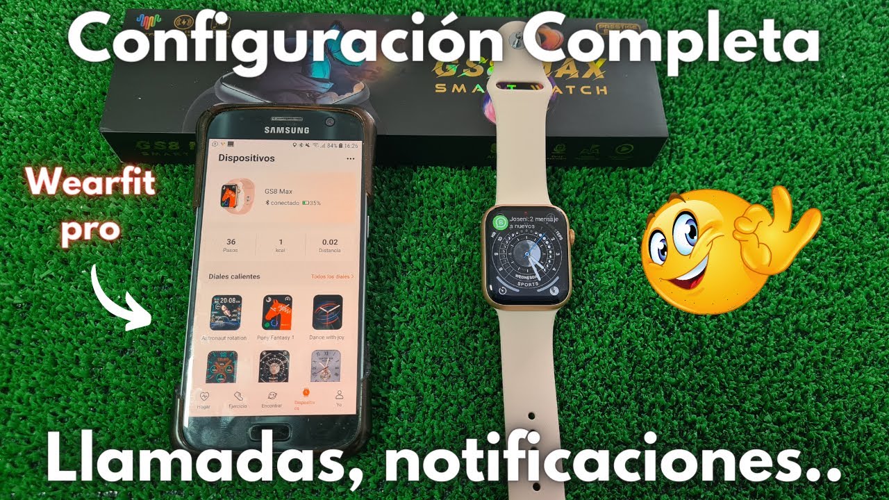 ¿Cómo configurar tu Smartwatch GS8 MAX con Wearfit Pro? | Tutorial ...