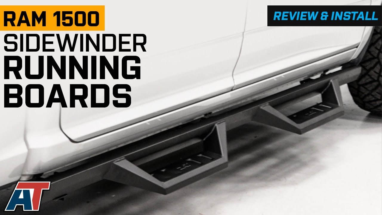 2009-2018 RAM 1500 Sidewinder Running Boards Review & Install - YouTube