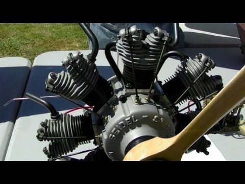 Radial Engine Victoria RC Modelers Society - YouTube