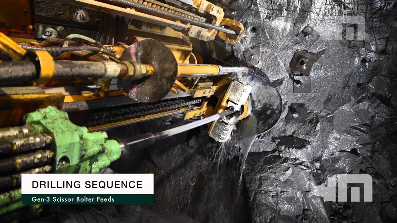 MacLean Engineering Gen-3 Scissor Bolter Feeds - YouTube