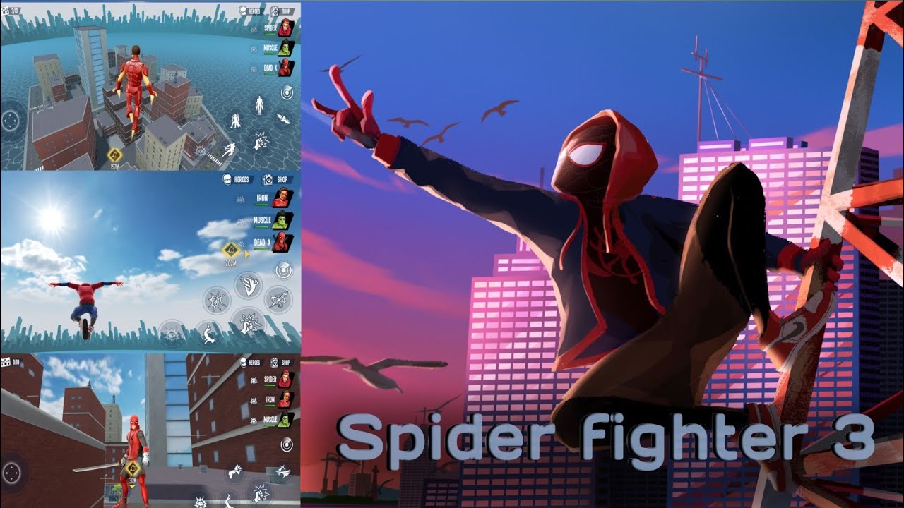 Spider Fighter 3 - GamePlay (Part 1) || Best Android Marvel Action Game🎮 #spiderfighter3 - YouTube