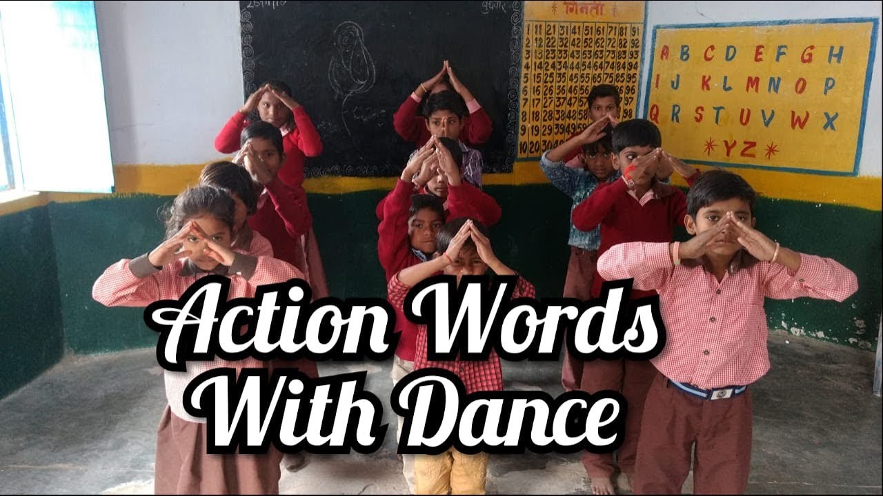 Action Words | Practice of action Words for Kids | Learning with Fun ...