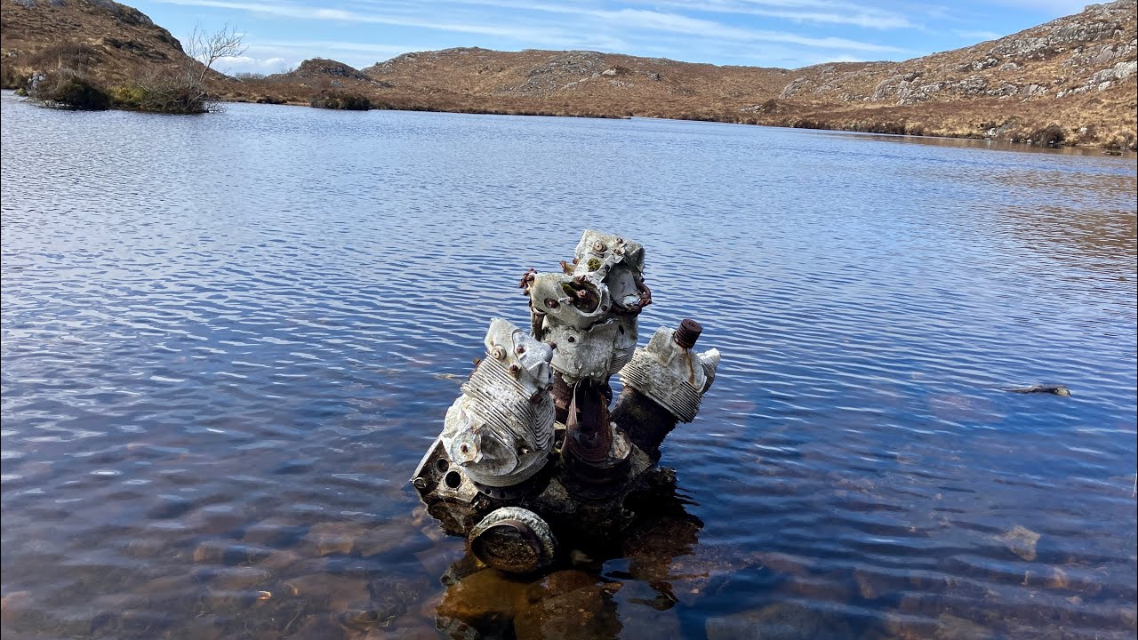 Consolidated B24H Liberator. Lochan Sgeirach, Gairloch on 13/06/1945 ...