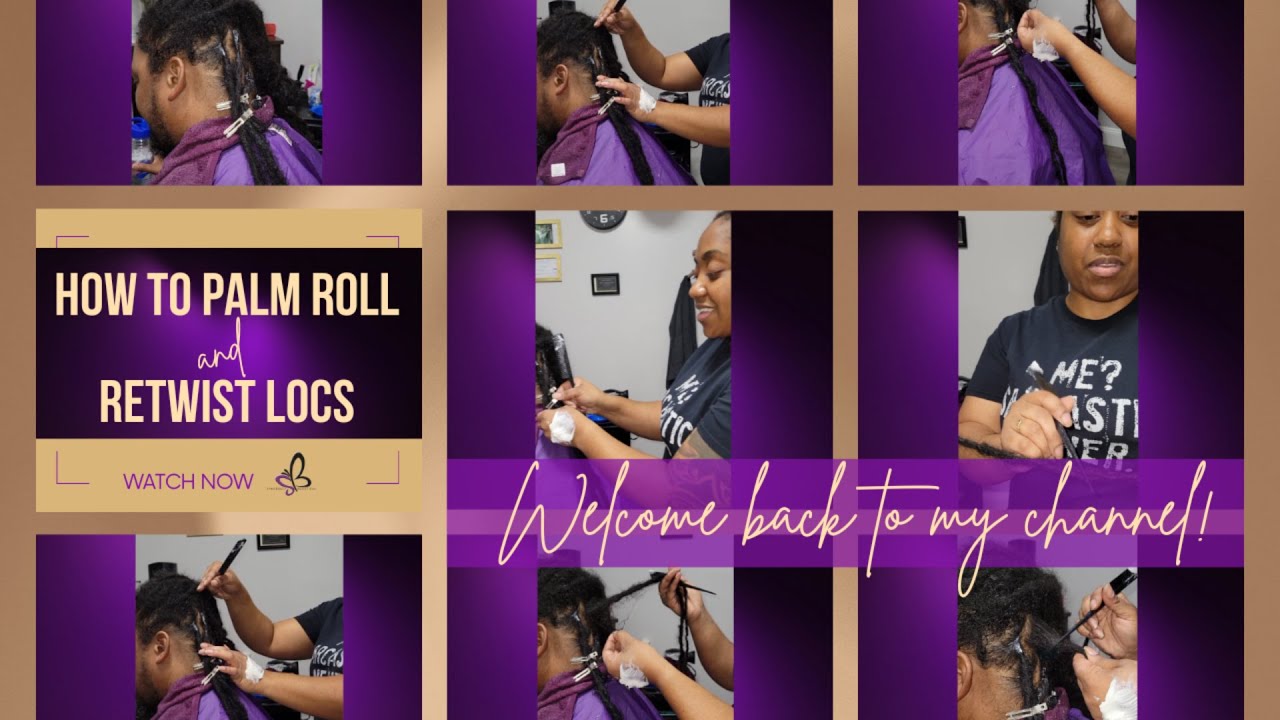 How to Palm Roll and Retwist Locs? - YouTube