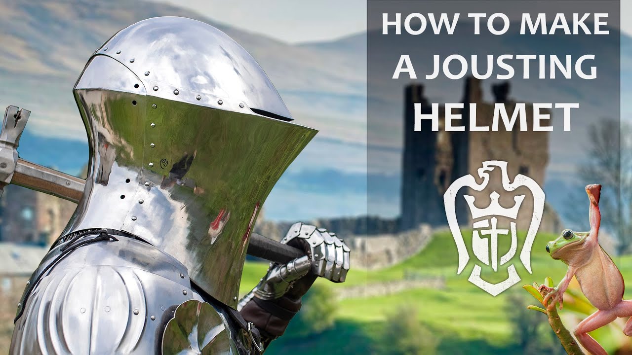 Frog-mouth. Forging a knight's helmet - YouTube