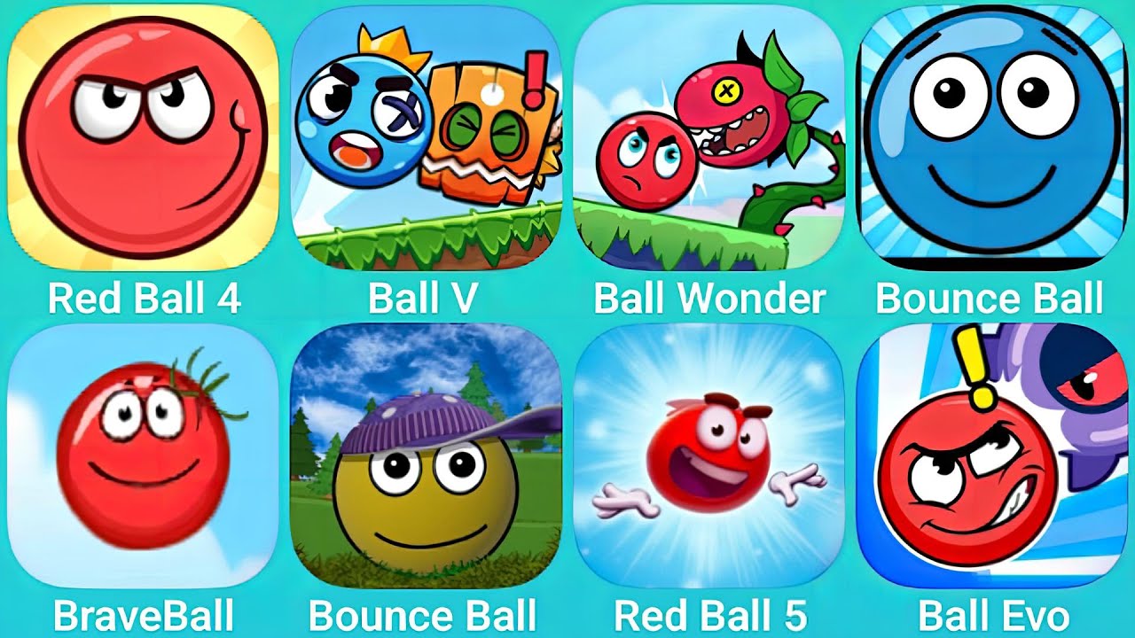 Red Ball 4, Ball V, Ball Wonder, Bounce Ball, BraveBall, Bounce Ball 6 ...