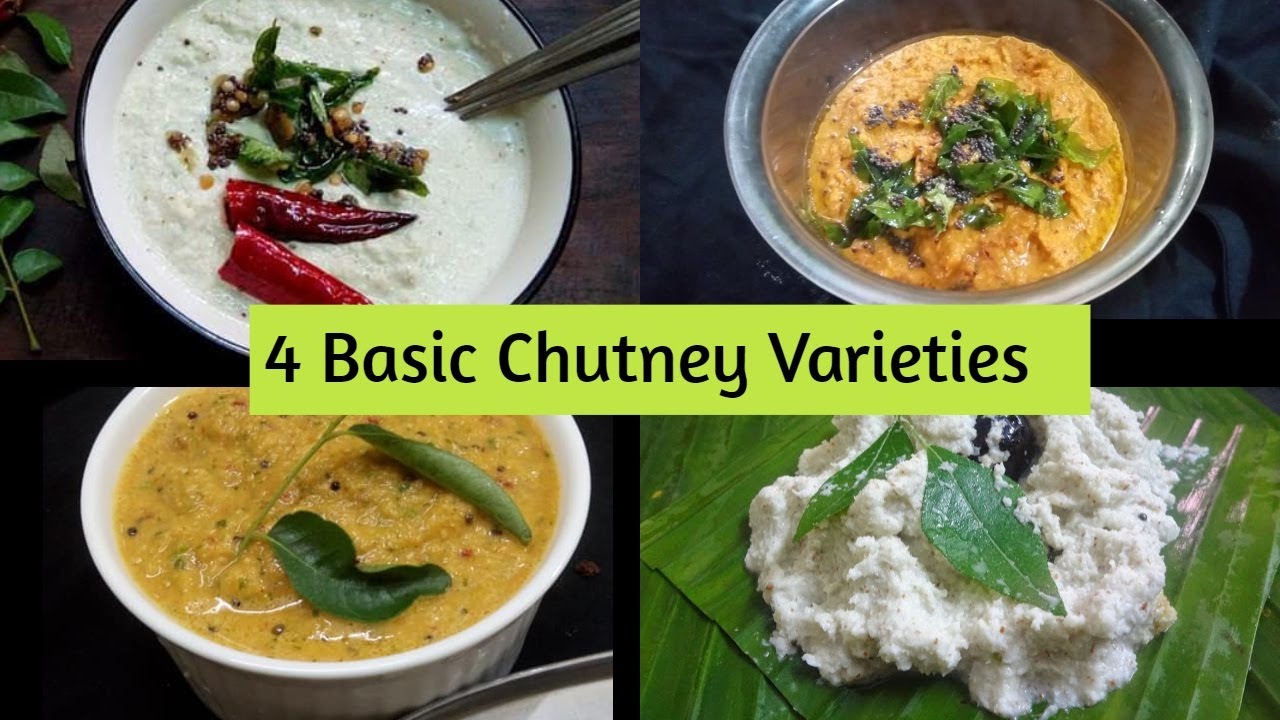 Basic chutney varieties | Onion Chutney | Coconut Chutney | Thengai ...