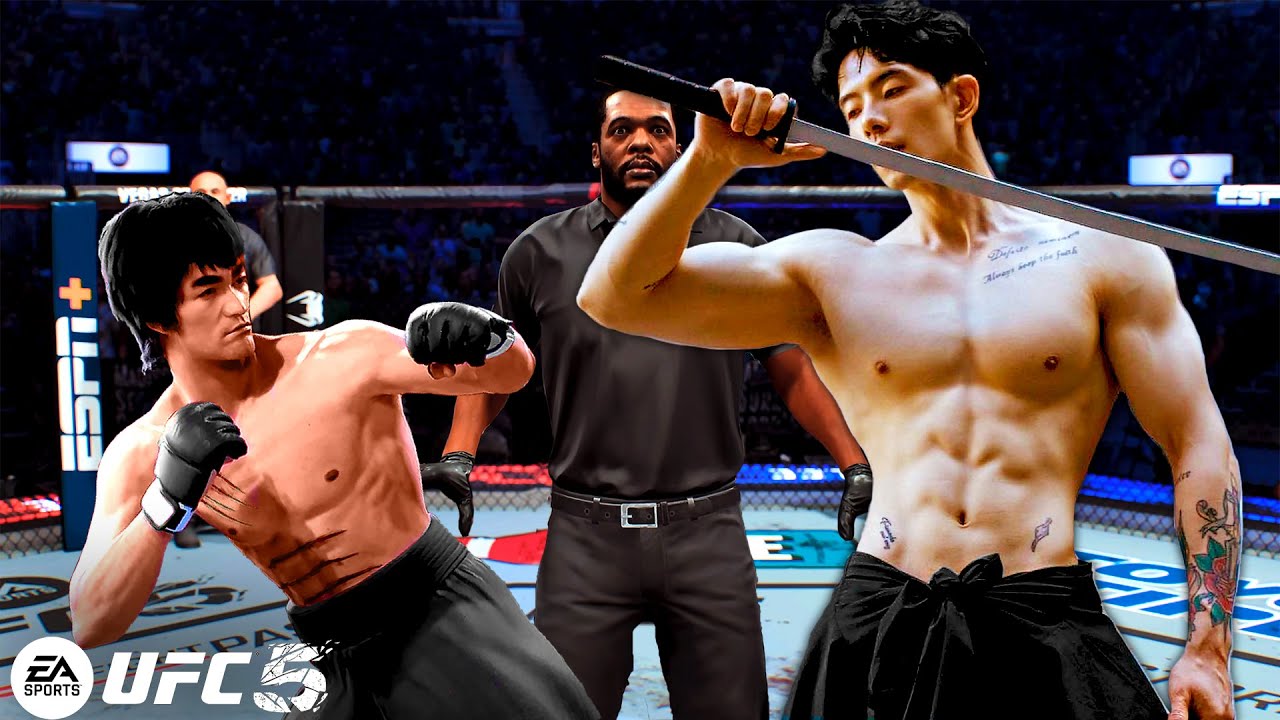 UFC 5 | Bruce Lee vs. Master Sword | EA Sports UFC 5 - YouTube