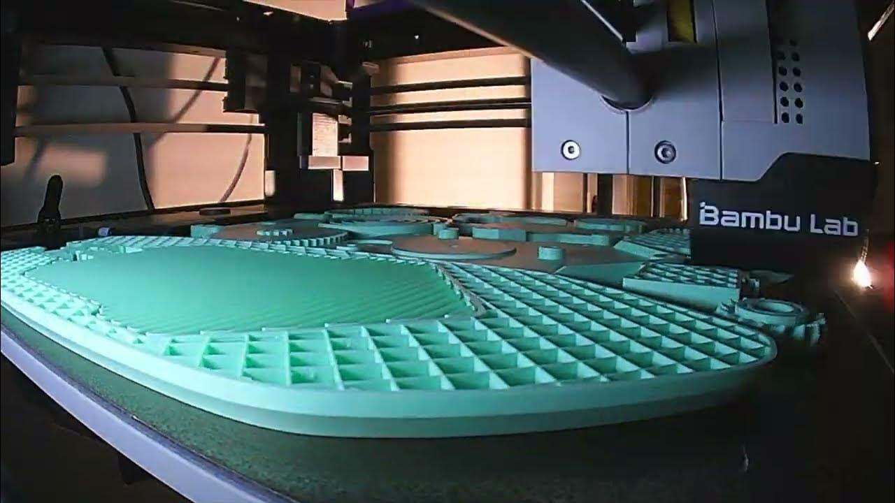 Bambu Lab multicolor AMS time-lapse compilation #3 , P1P - YouTube