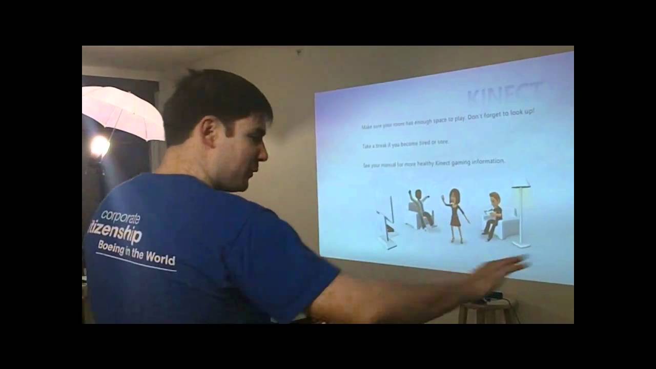 Xbox 360 Kinect First Time Setup - YouTube