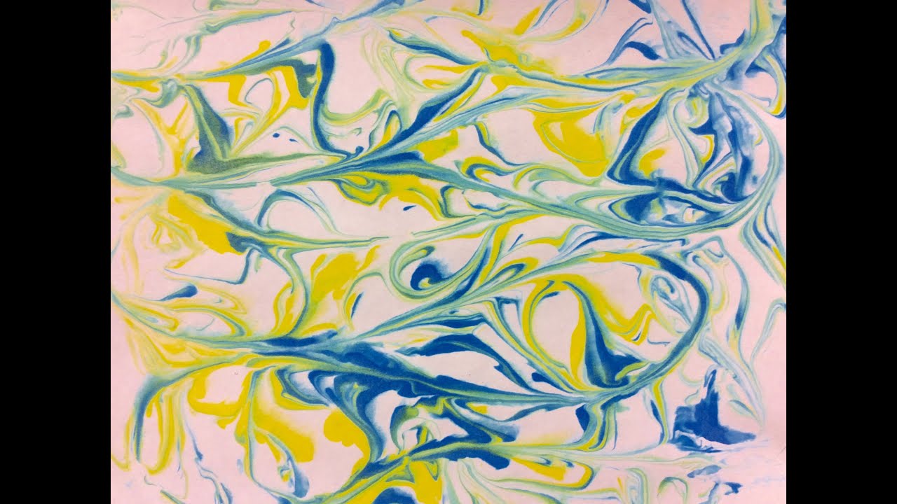 How to Make Marbled Paper for Kids! - YouTube