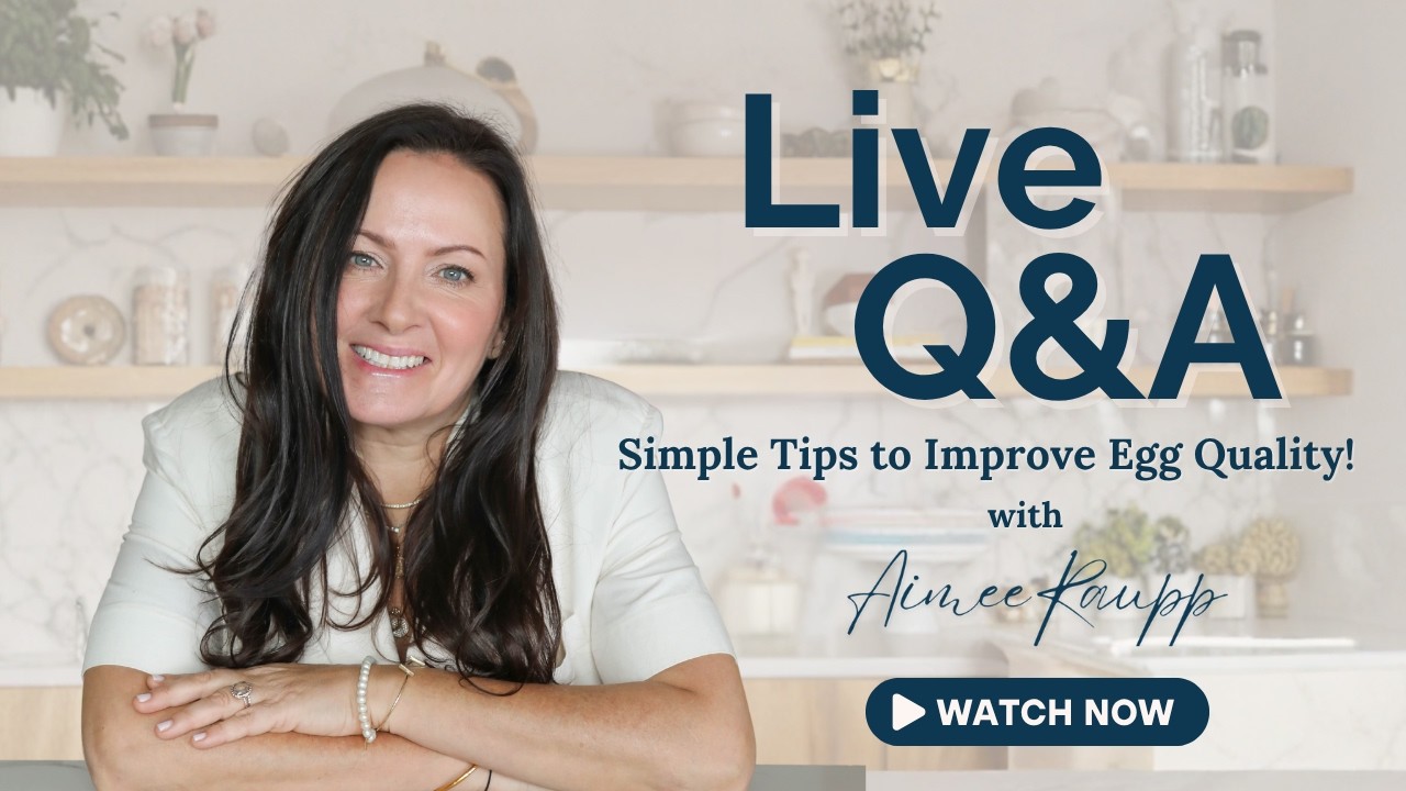 Simple Tips to Improve Egg Quality! {EXPERT ADVICE} - YouTube