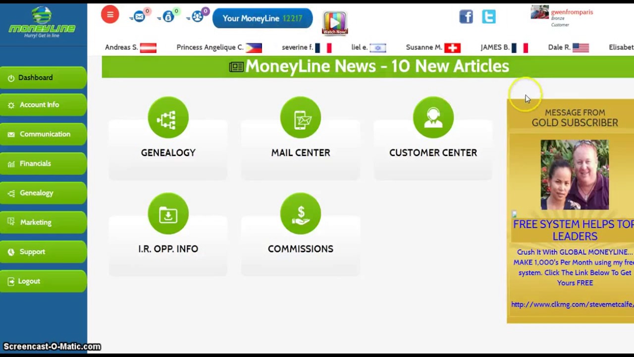 Global Moneyline Présentation en Français | RessourcesPro - YouTube