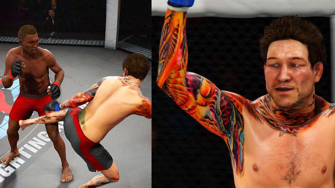 UFC 3 GOAT Career Mode - Ground And Pound! - YouTube