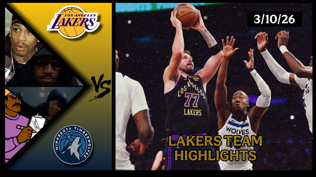 Lakers Team Highlights vs Timberwolves reaction W/ Coaches Den - YouTube