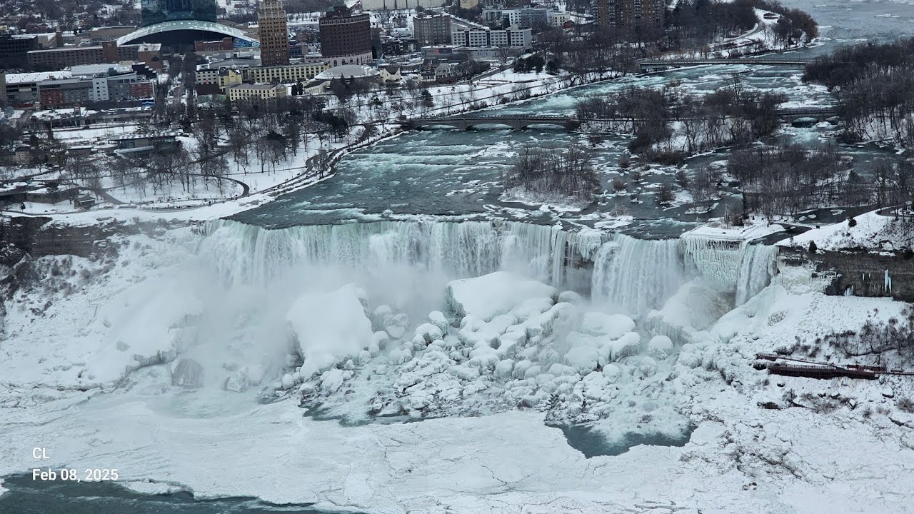 Niagara Falls | Winter Scenes Feb 8, 2025 - YouTube