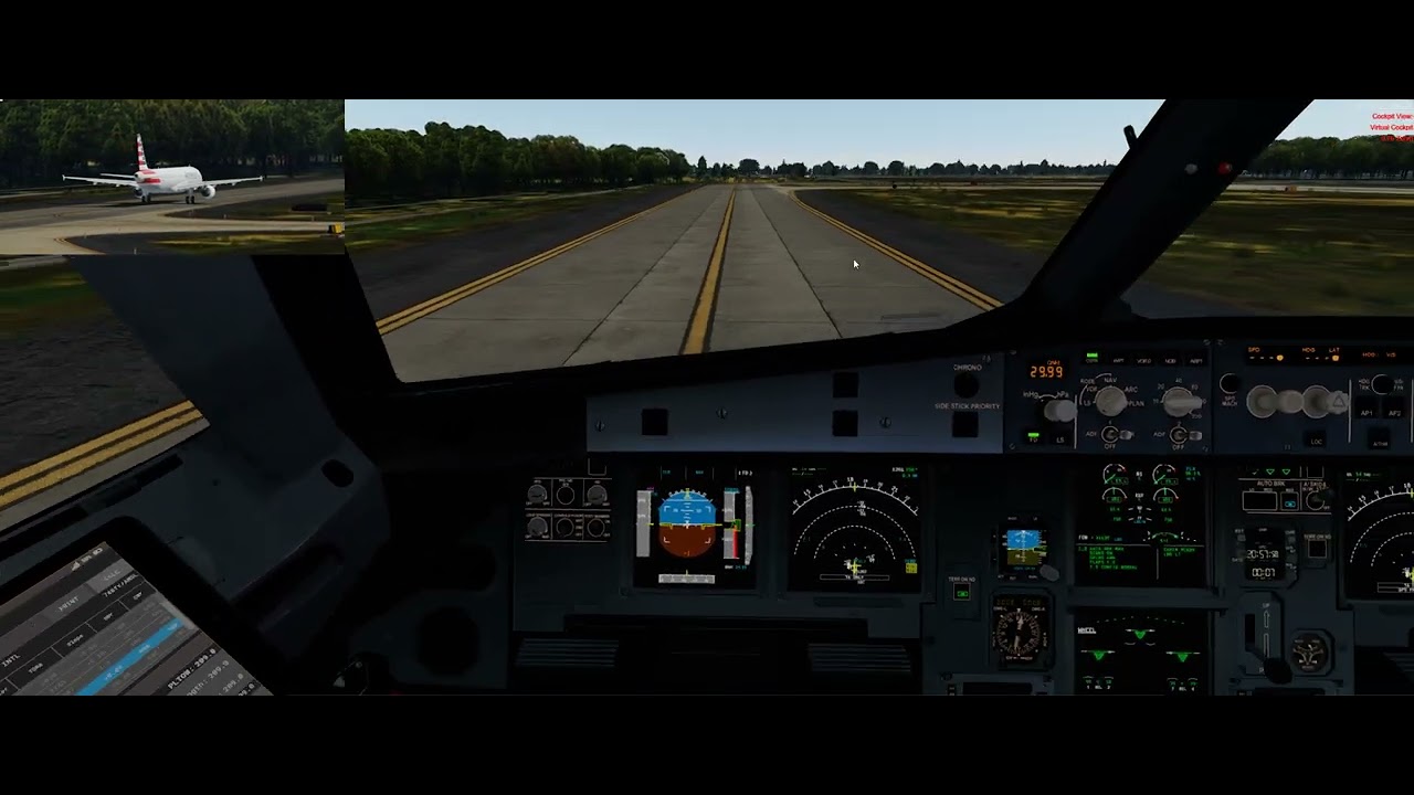 FSLabs A321 takeoff FSDreamteam KCLT - YouTube