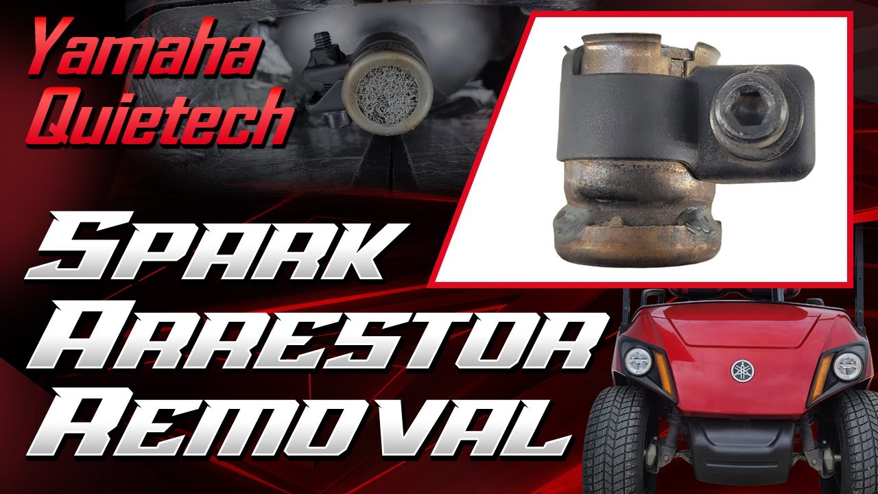 Yamaha Drive2 Spark Arrestor Removal - YouTube