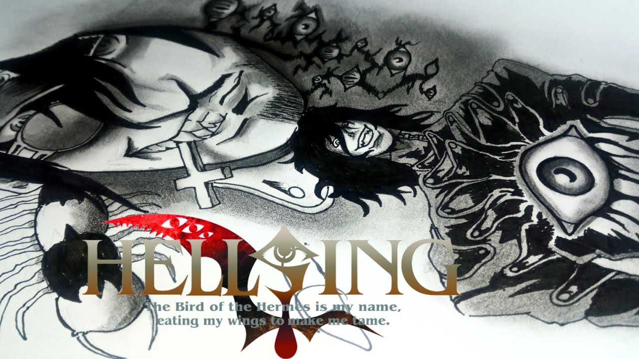 Drawing Alucard (from anime Hellsing)Timelapse Drawing #howtodraweasy # ...