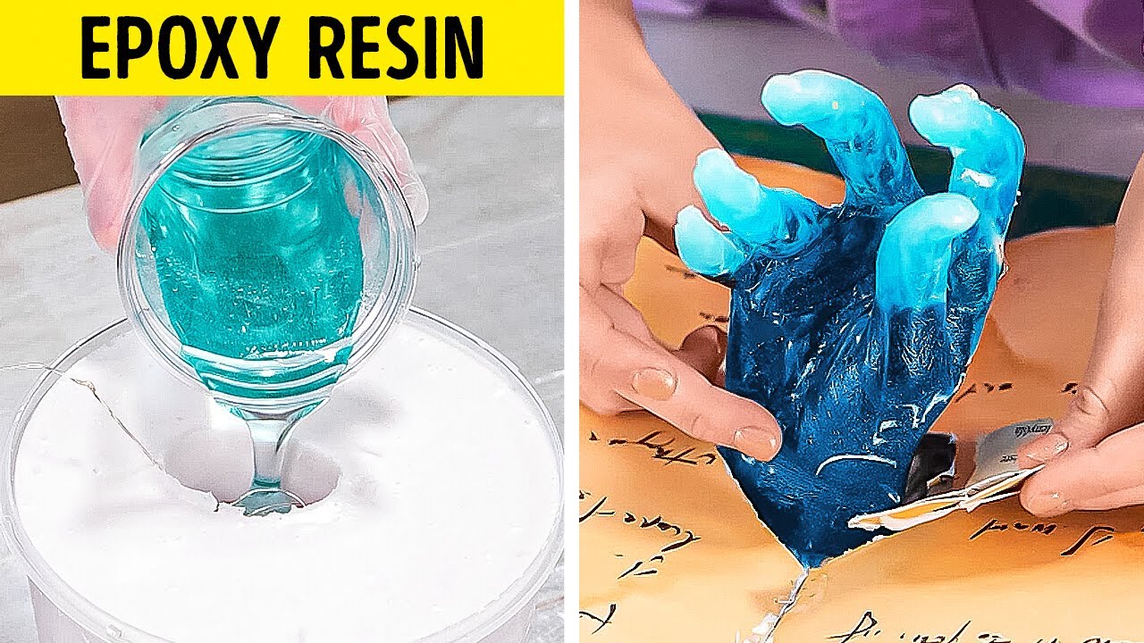 Colorful Epoxy Resin DIY ideas you will love - YouTube