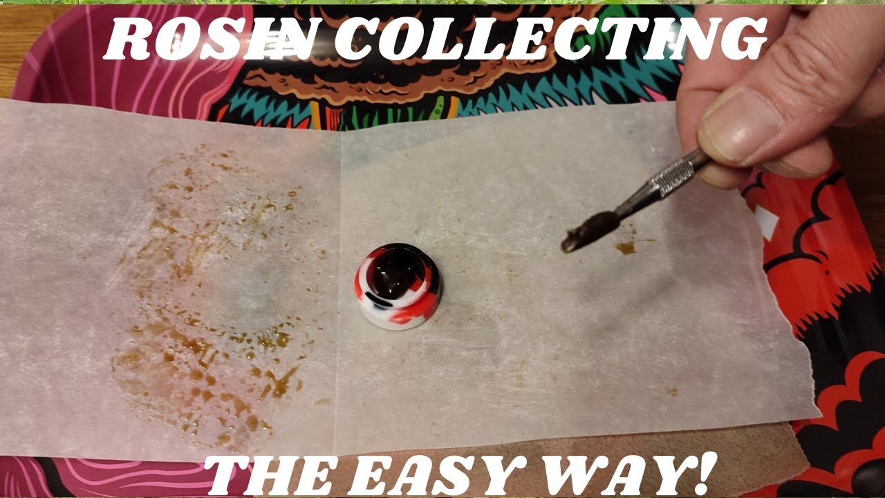 Collect your Rosin easy from Parchment Paper - YouTube