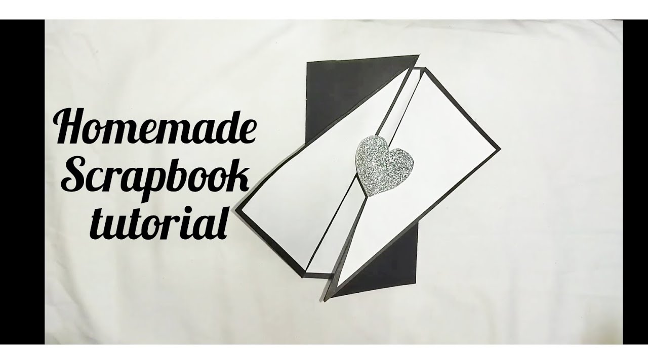 How to make scrapbook tutorial || Scrapbook card tutorial #trending ...
