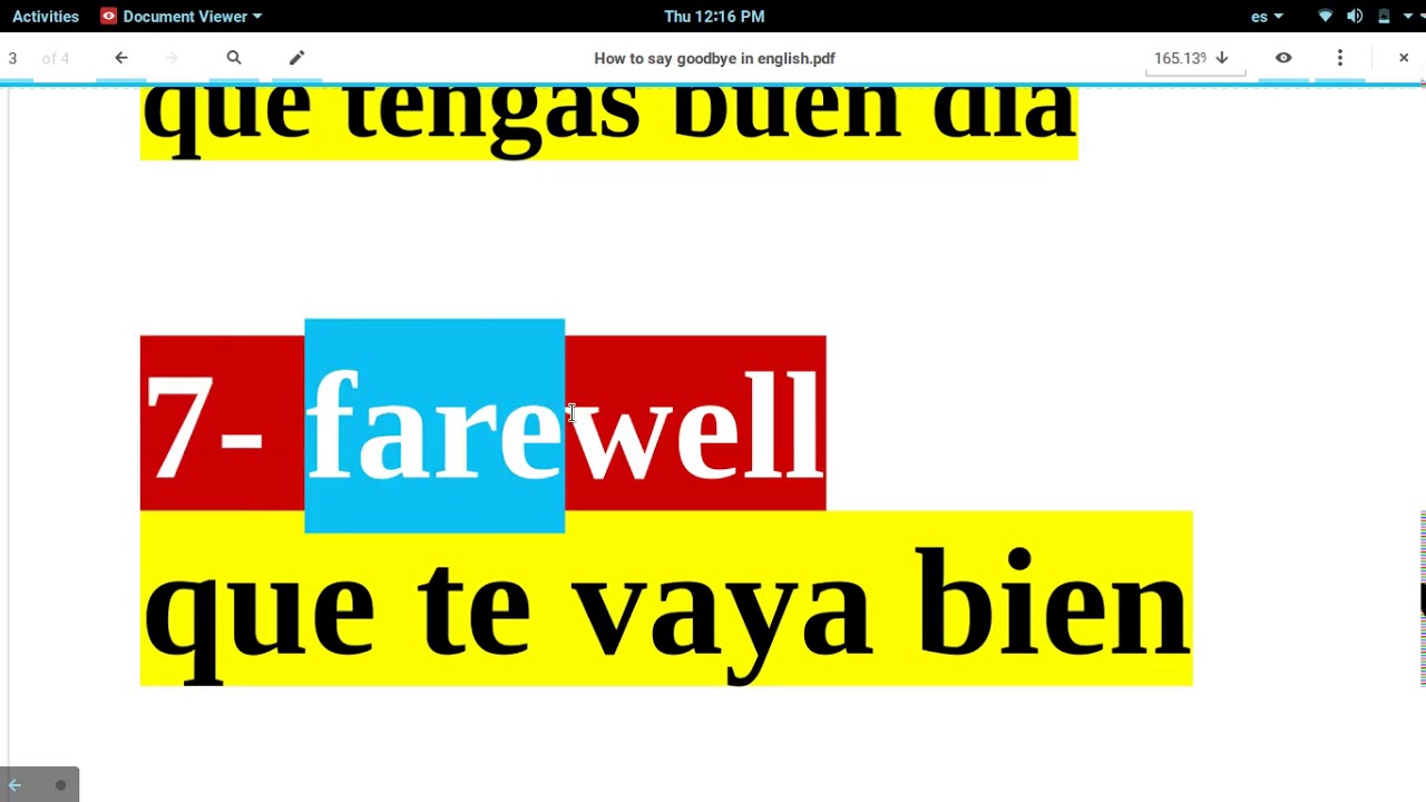Leccion de INGLÉS - 10 formas para decir Adios en Ingles - YouTube