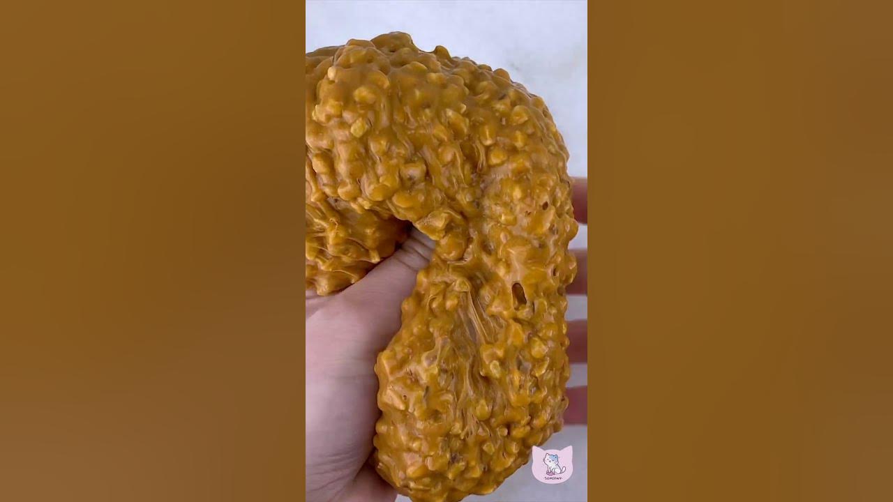 Crunchy Korean Slime Asmr 🥜🍫 Peanut Chocolate From Miss Ho Slime Slime Asmr Satisfying Youtube