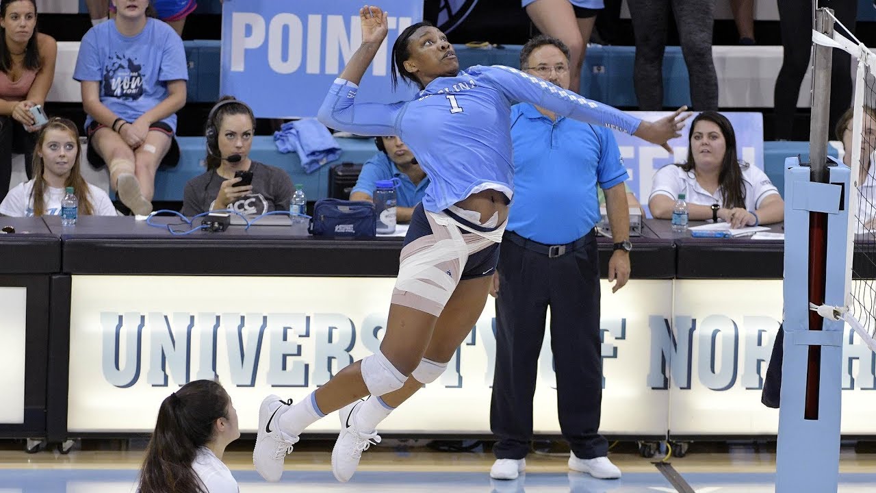 UNC Volleyball: Heels Spike Pack 3-1 For First ACC Win - YouTube