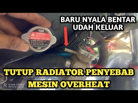 cara cek tutup radiator vixion old cegah Mesin overheat - YouTube