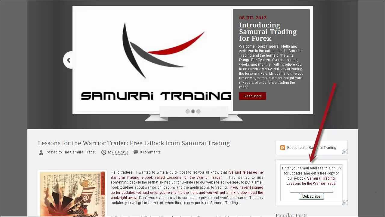 Intro to Samurai Forex Trading & The Elite Range Bar System - YouTube